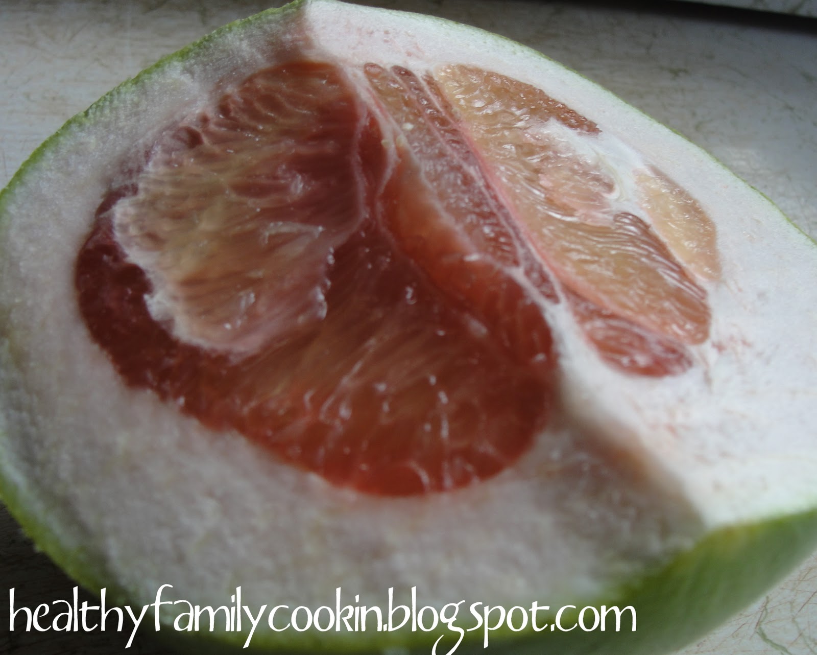 Healthy Family Cookin': Monday: Meet Whole Foods: Pummelo!