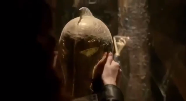 Super Punch: Doctor Fate's helmet in the new Constantine trailer