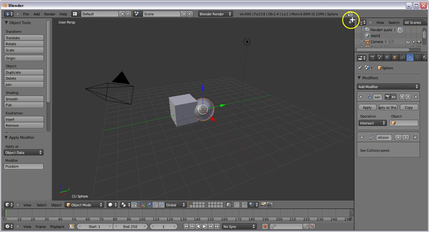 Ozlog: Blender:2.56βのWindowの分割