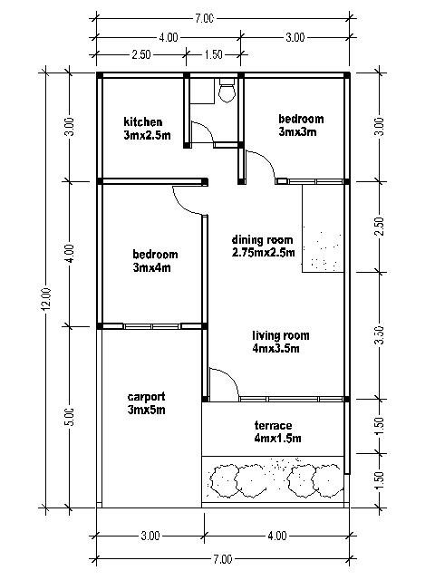 HOUSE PLANS 7X12 - House Affair