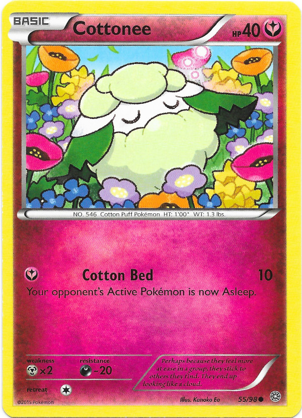 Cottonee -- Ancient Origins Pokemon Card Review | PrimetimePokemon's Blog