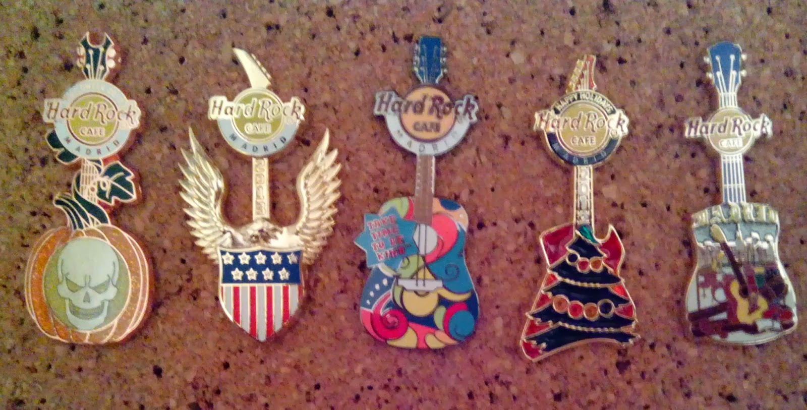 Colección de Pins de José Enrique: Pins Hard Rock