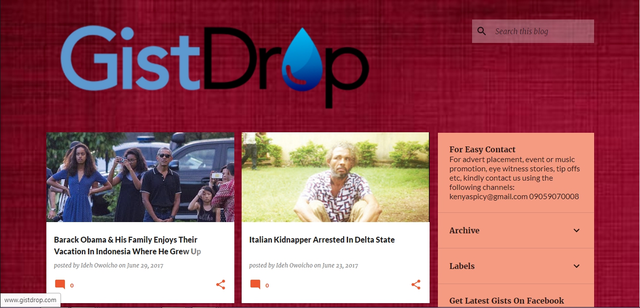 How To Add Linda Ikeji Blog Background To Emporio Blogger Theme Ogbongeblog