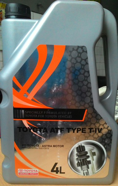 Toyota Automatic Transmission Fluid Type T-IV | Oli ATF T-IV ...