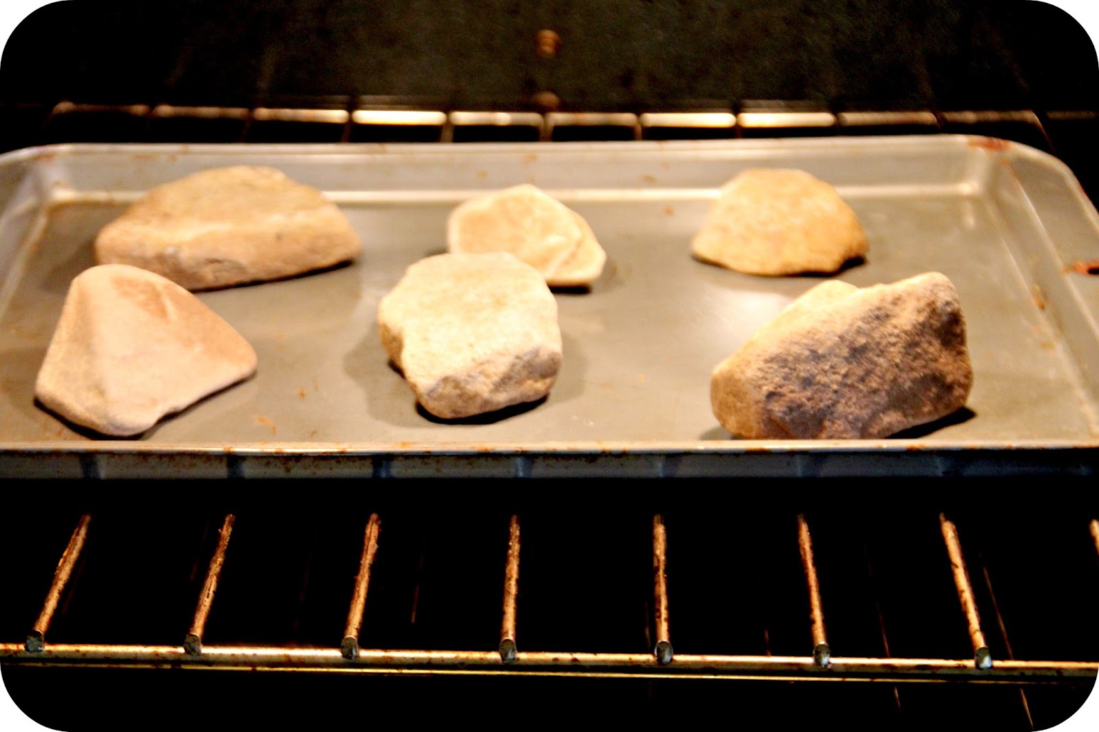 Blue Skies Ahead: Baked Rocks Crayon Craft