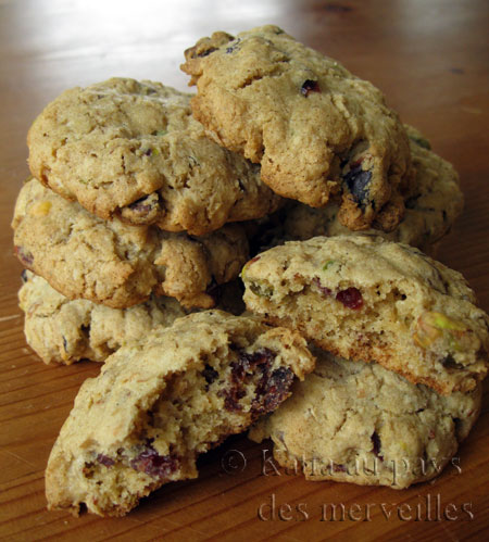 Katia au pays des merveilles: Biscuits à l'avoine, aux canneberges et ...