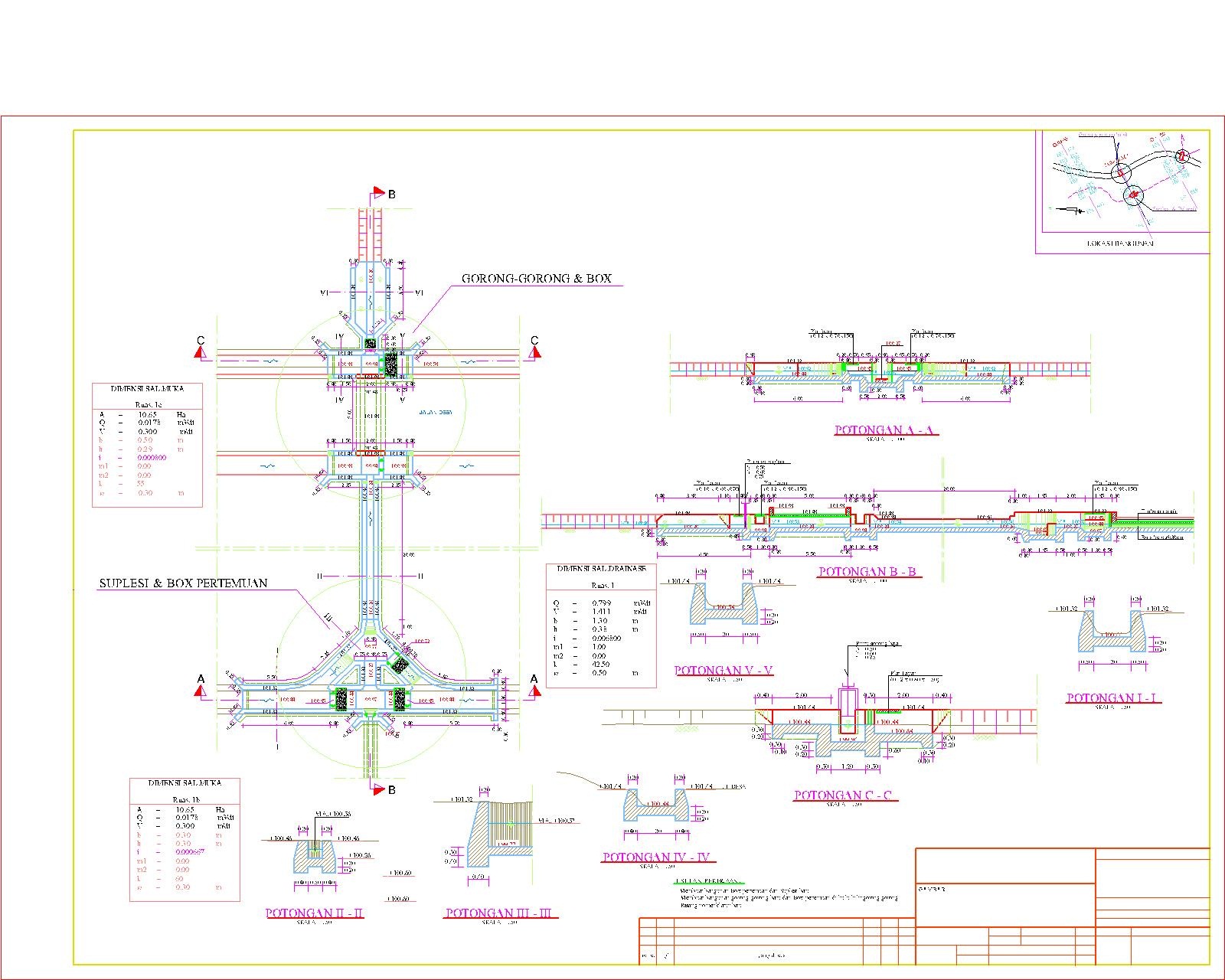 RANCANG GRIYA: Examples of Design Drawings Irrigation