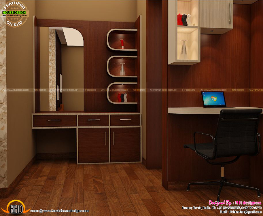 Wash area, dining, kitchen interior - Kerala Home Design and Floor ...