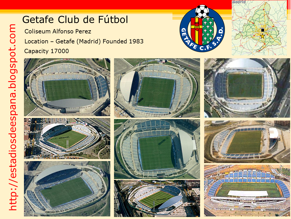 Estadios de Fútbol en España: Getafe - Coliseum Alfonso Pérez