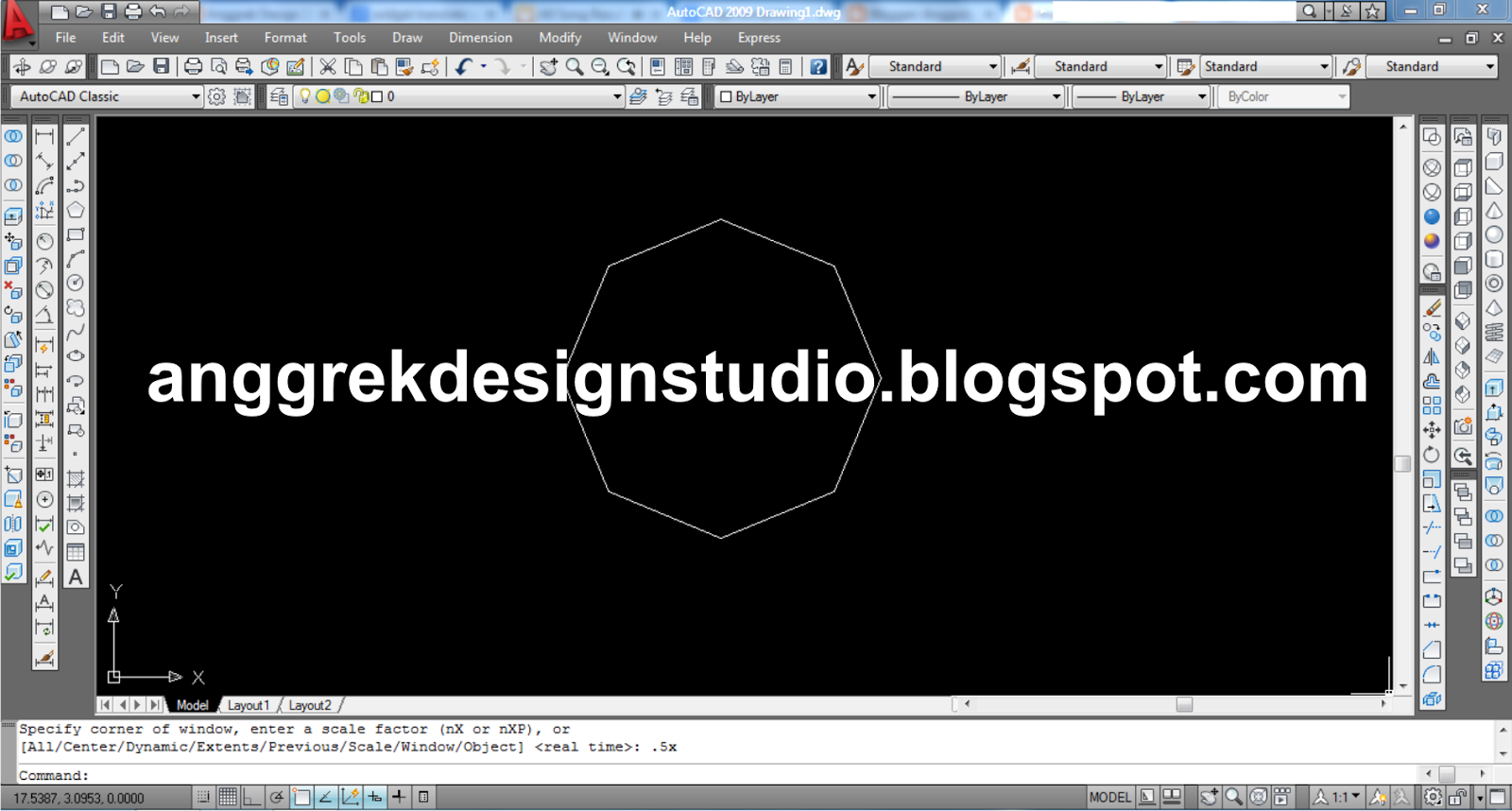 Perintah Regen di AutoCAD ~ Anggrek Design Studio