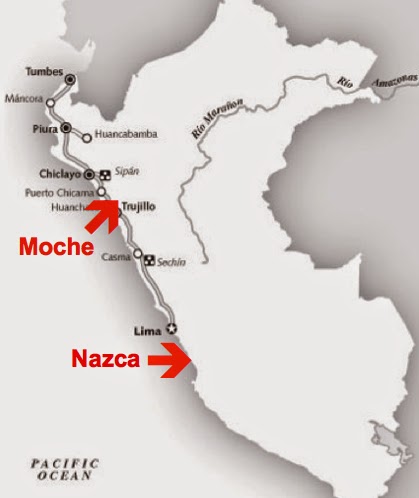 Moche Empire Map