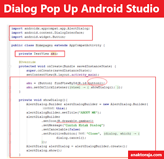 Cara Membuat Dialog Pop Up Android Studio - Simentik