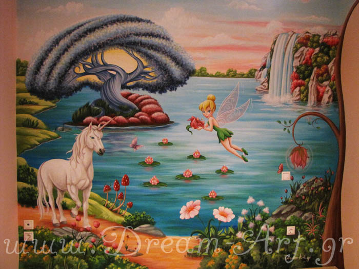 Ειρήνη Μωυσιάδου Dream-Art: Ζωγραφική παιδικού δωματίου, η Τίνκερμπελ ...