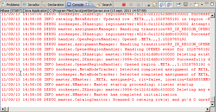 HBase + Subversion + Eclipse + Windows