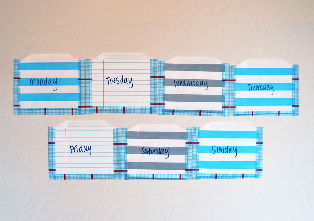 The Professor's Blog: Week Planner Paper Craft DIY