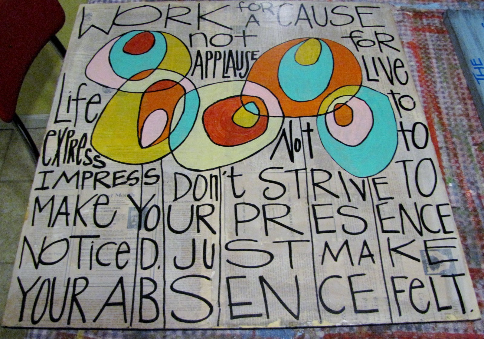 Creative Genius Art: Work for a cause