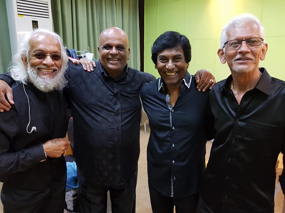 Original members of Clarence with Marians