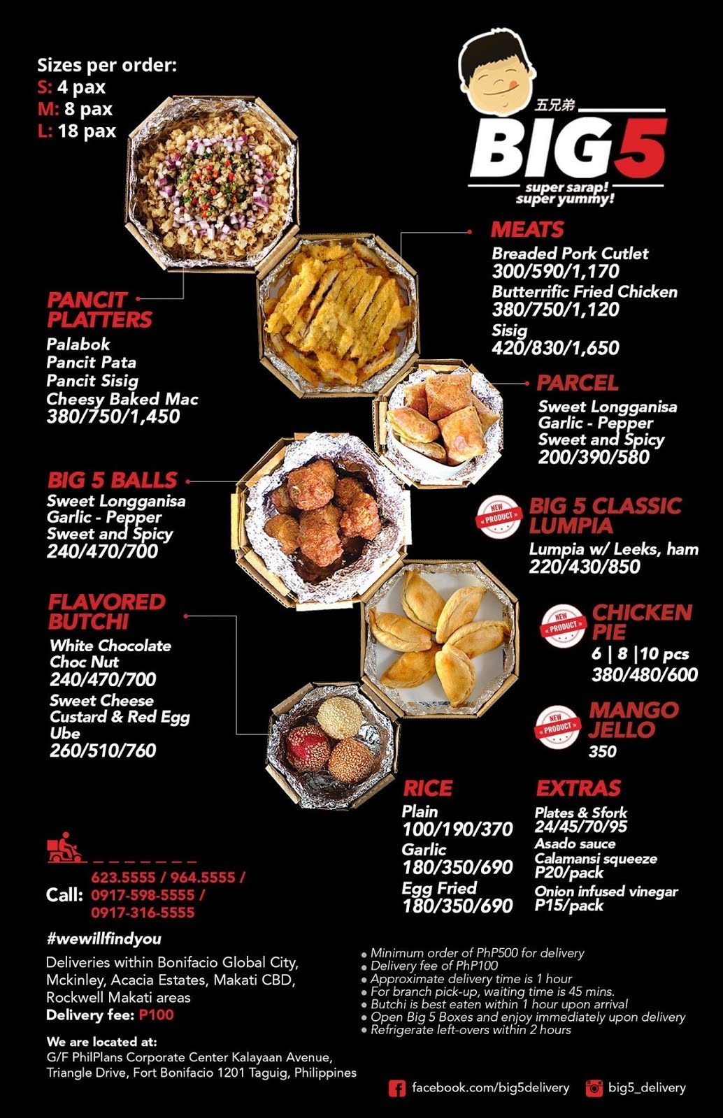 Where to Order for Your Next Get Together: Big 5 Delivery + Take Out ...