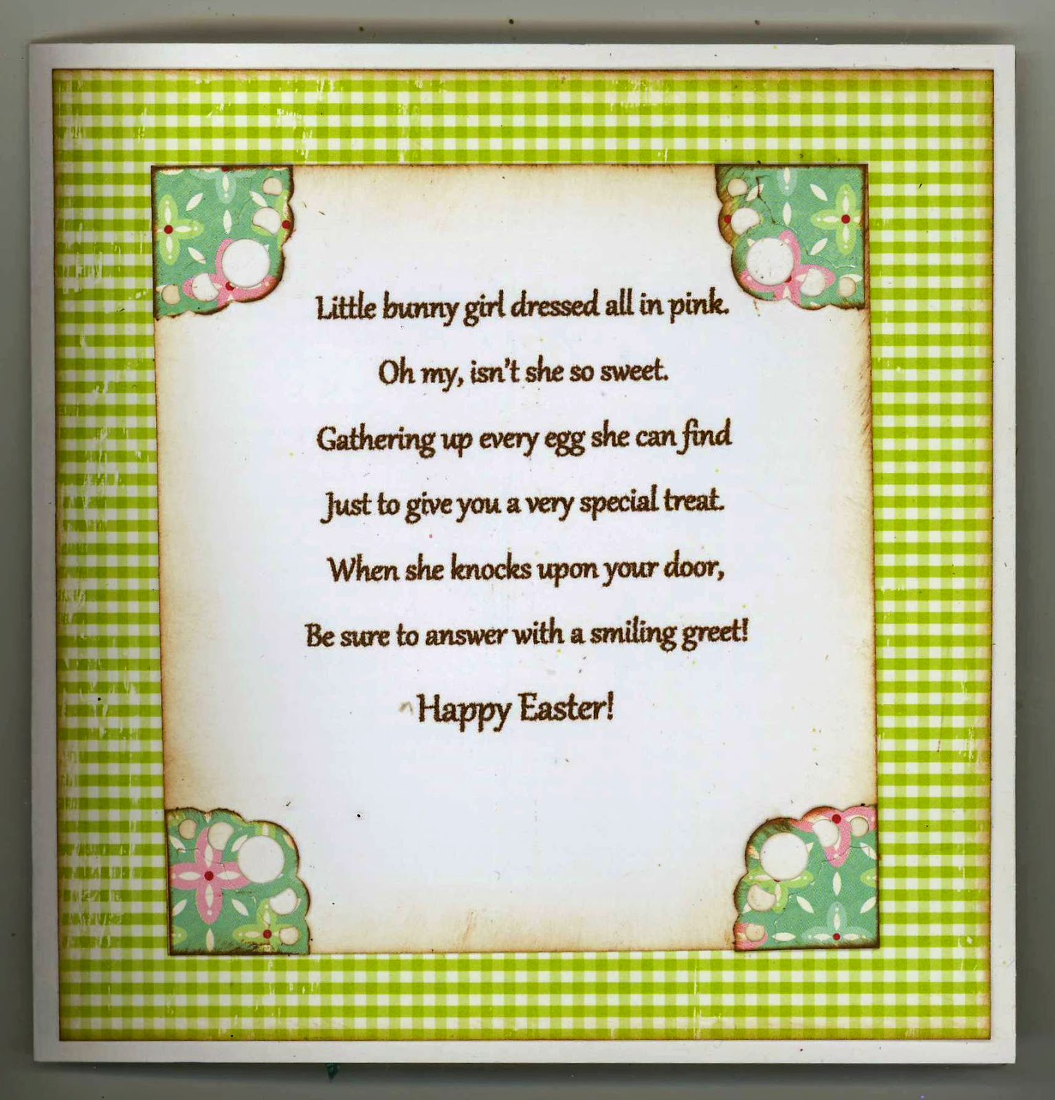 Chatterbox Creations: Little Easter Girl Bunny Delivers Eggs!