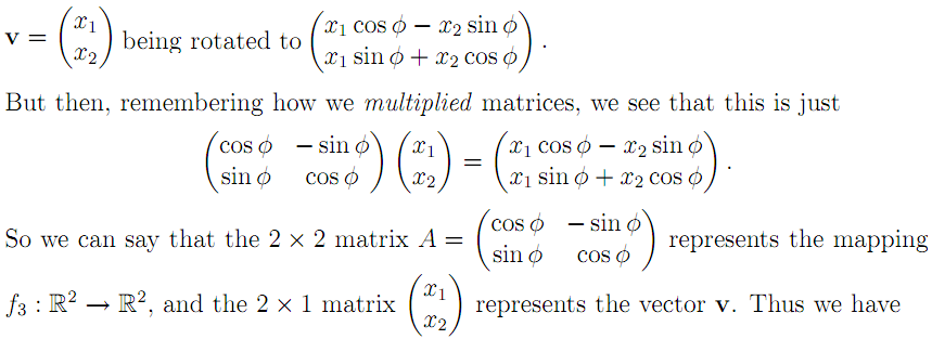 Linear Algebra: #6 Linear Mappings and Matrices | Physics Reference