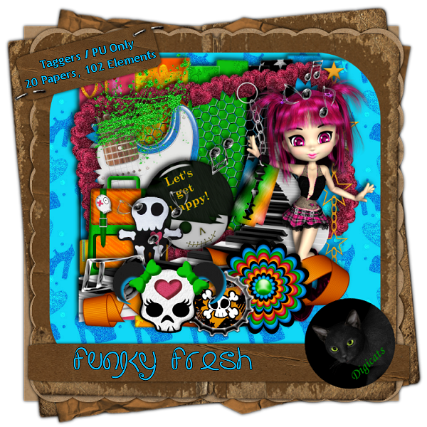 Digicats (and Dogs): Friday Freebie: Funky Fresh