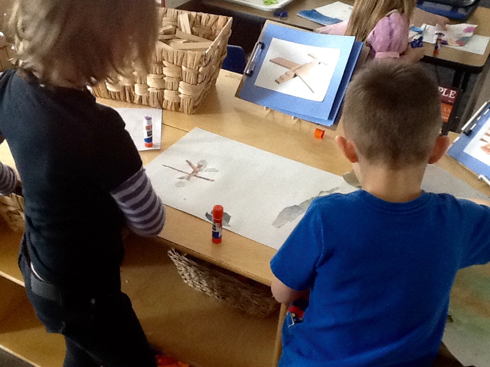 In Through the Out Door: Eric Carle Inspired Art--Part One