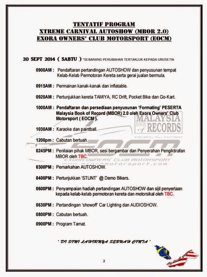 Contoh tentatif program hari keluarga - eyedad