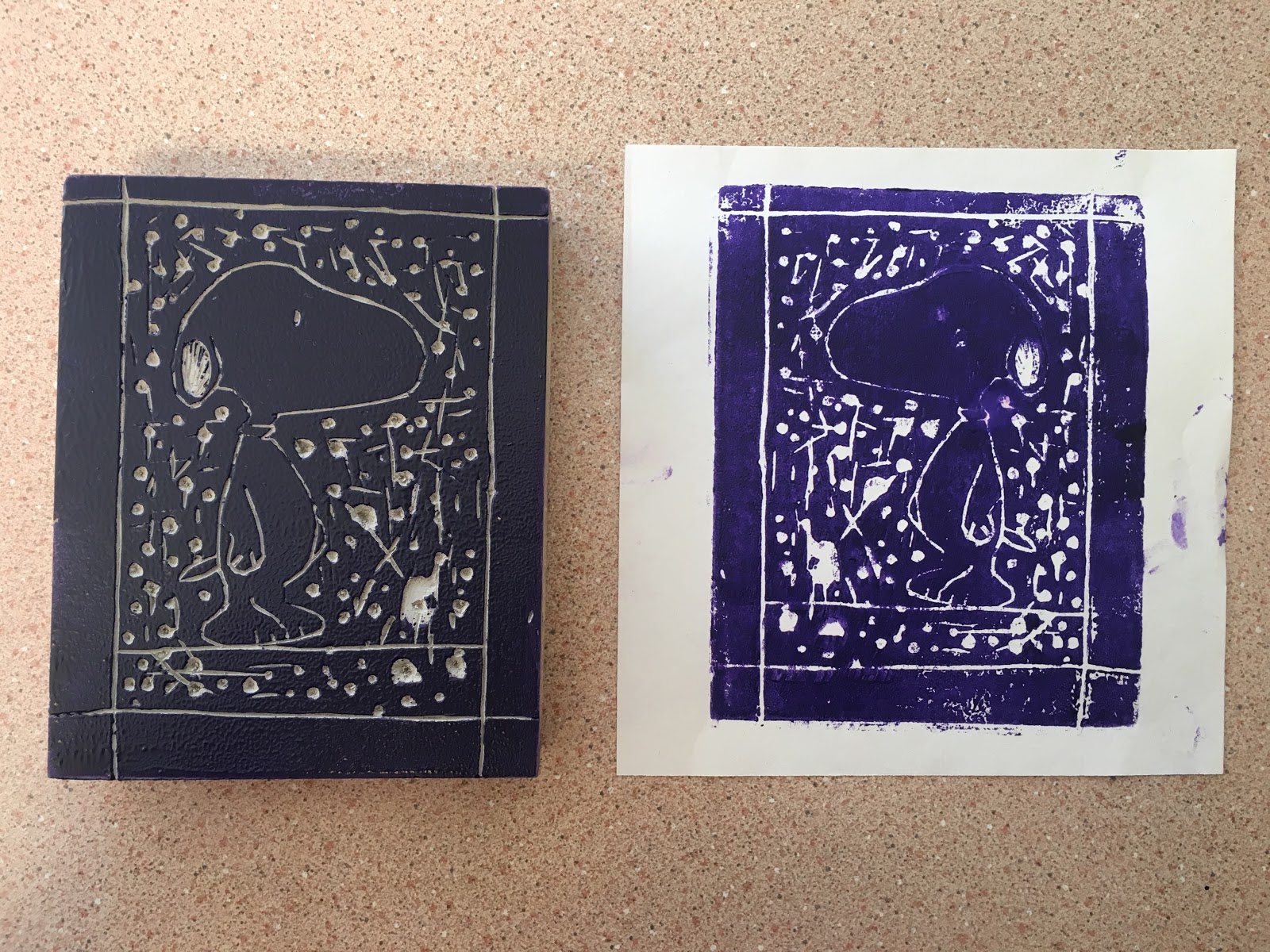 the ART of learning: Block Print Making