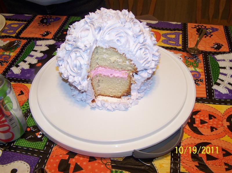 Susie's Home and Hobbies: The INSIDE of my 56th birthday cake!