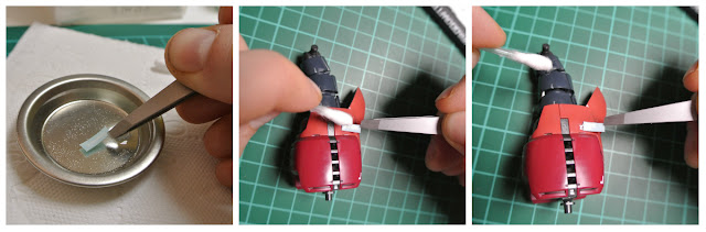 APFRO´s GUNPLA: Decal application with Mr. Mark Softer & Setter