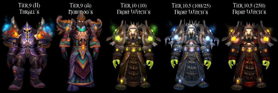 Warcraft Looks: Blizzard Tier Set Retrospectives