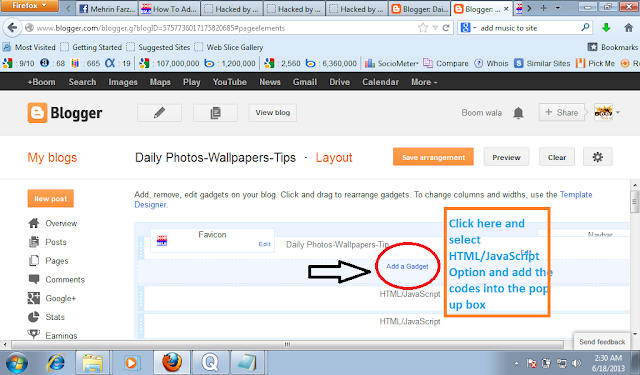 How To Add Autoplay Background Music For Blogger