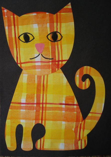 a faithful attempt: Pattern: Plaid Cat Collage