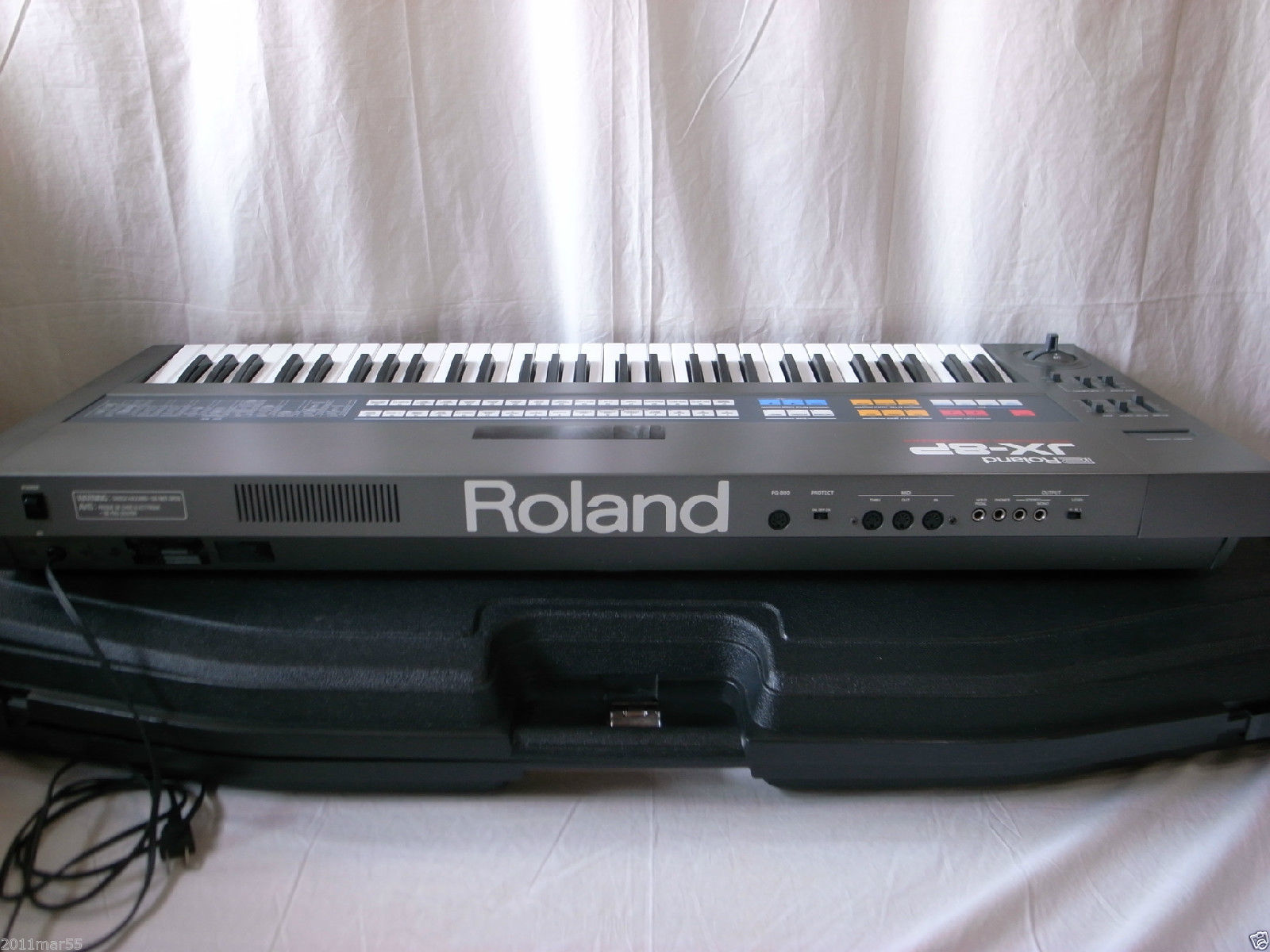 MATRIXSYNTH: Roland JX-8P POLYPHONIC SYNTHESIZER with Original Case SN ...