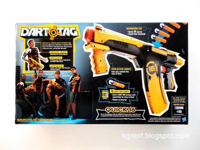 SG Nerf: Nerf Dart Tag Quick 16 - Review!