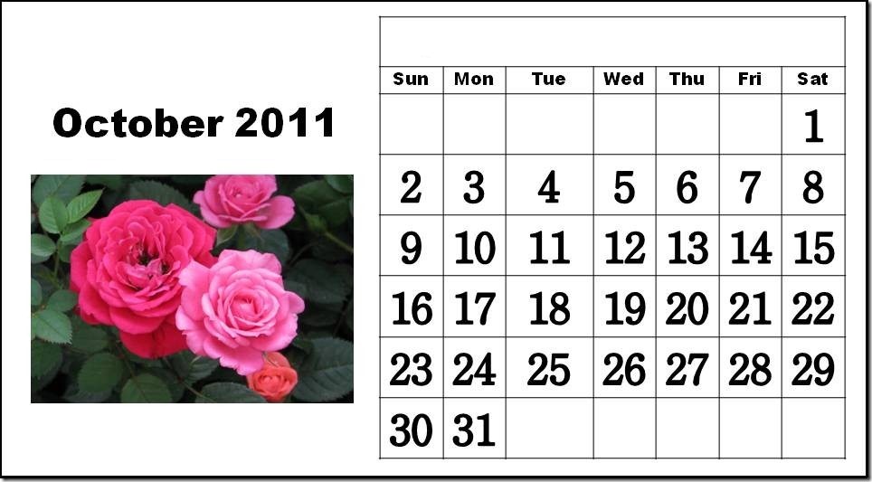Claendar Design sample 2011