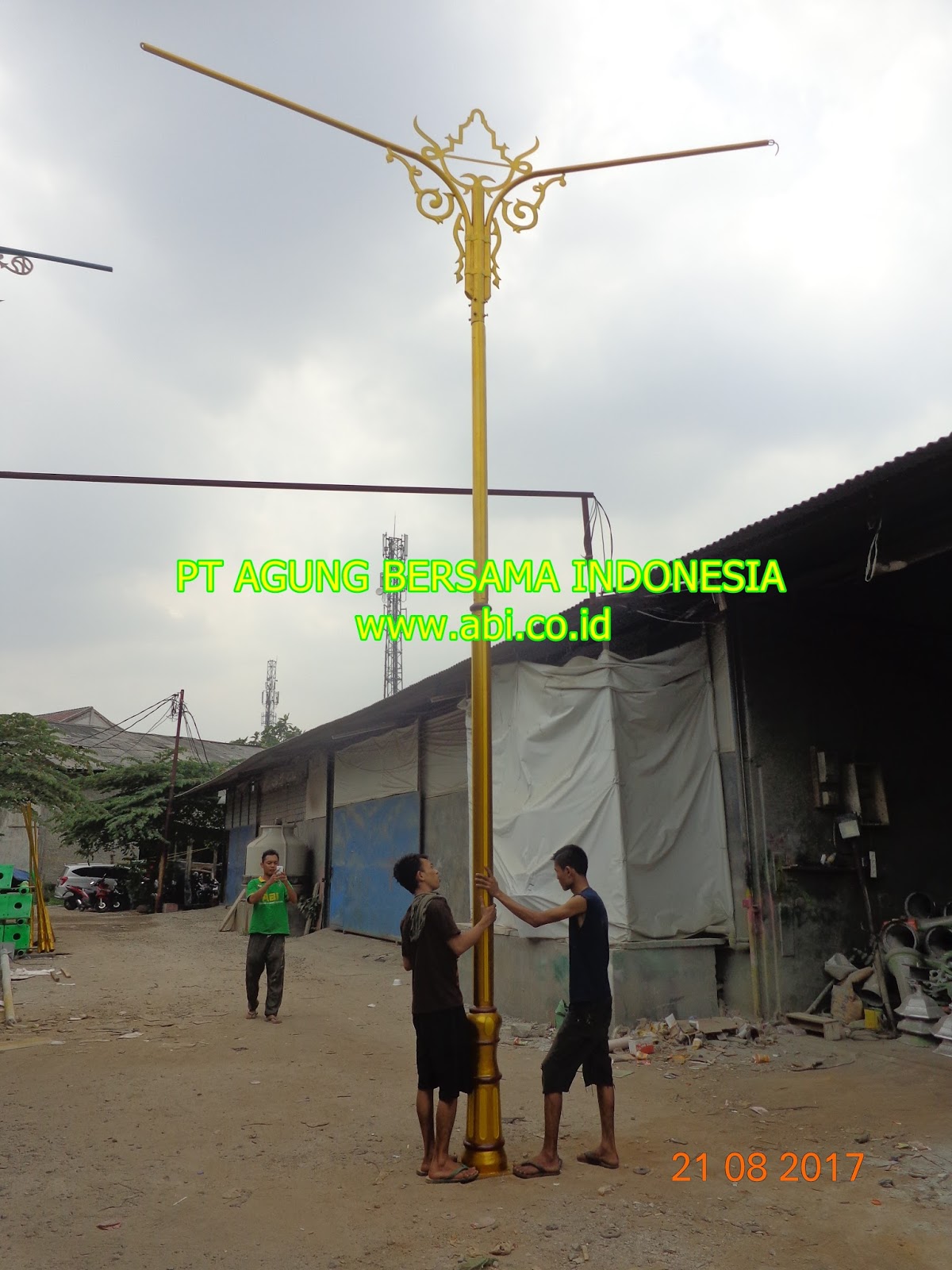 Harga Tiang Lampu Taman Jalan-3#4#5#6#7#9# Meter - Jual - Tiang Lampu ...
