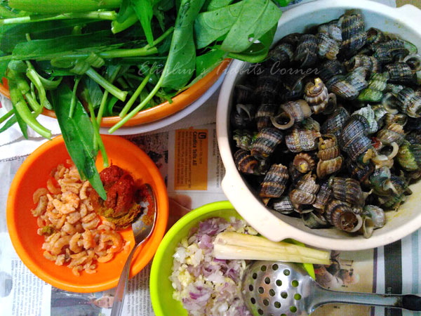 Elinluv's Tidbits Corner: Spicy Hot Balitong With Kangkung