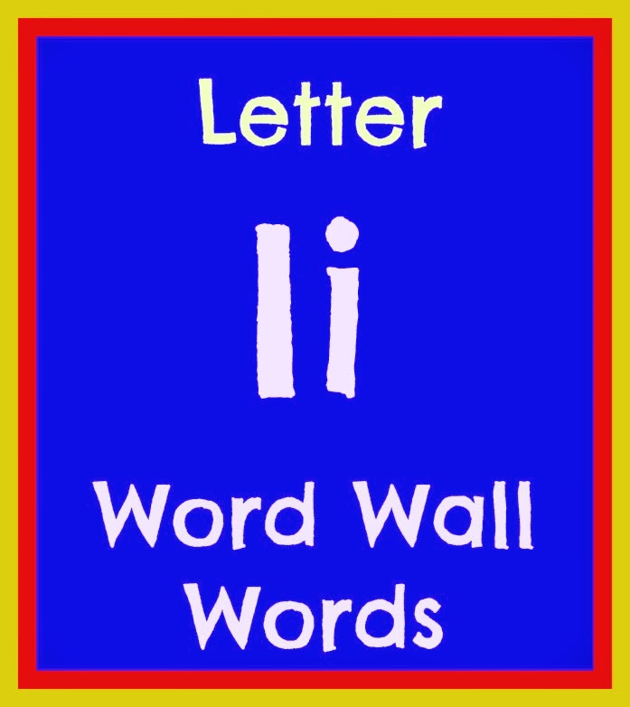 Practicing Preschool: Word Wall Words Part II: F-J