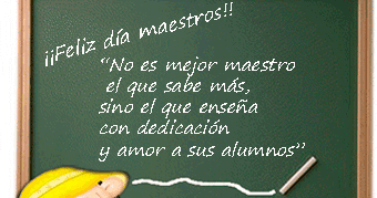 Mi Sala Amarilla: Día del maestro. Reflexión y mensaje.