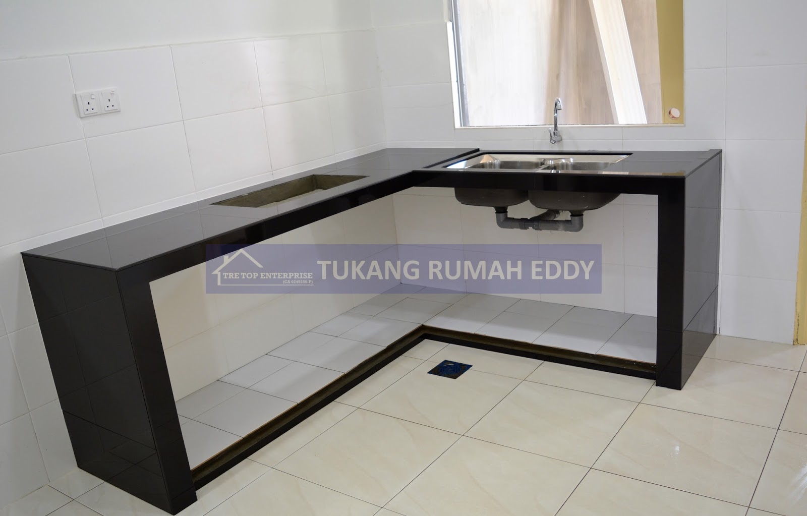 Table Top Konkrit Tukangrumah Eddy