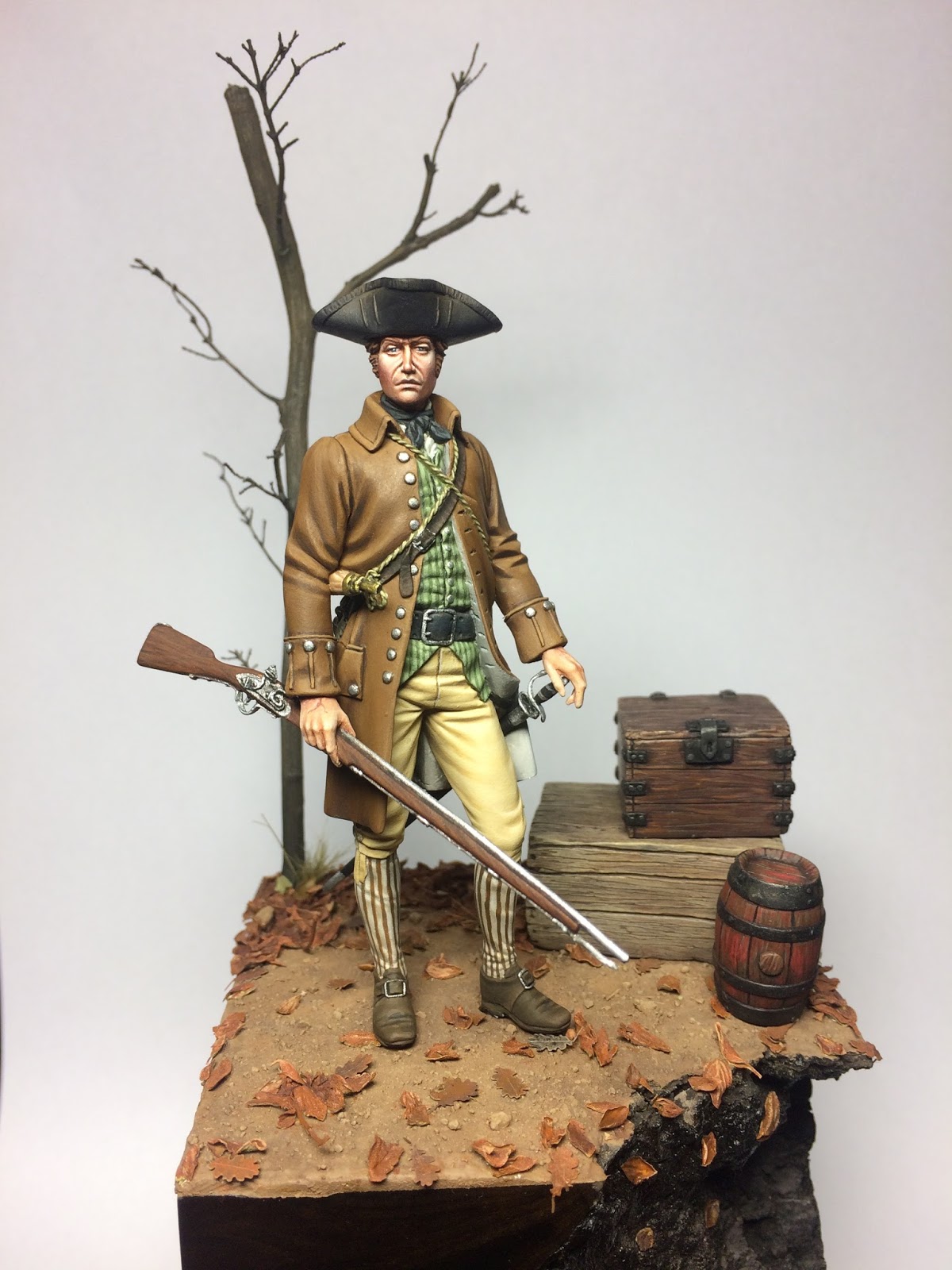 Miniatures, Paint and History: Minuteman 1775 75mm