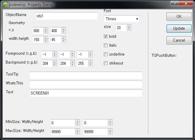 Pvbrowser Opensource Scada 정리 Pvdevelop 프로젝트 Ui 편집 방법 Gui 화면 생성 및 전환