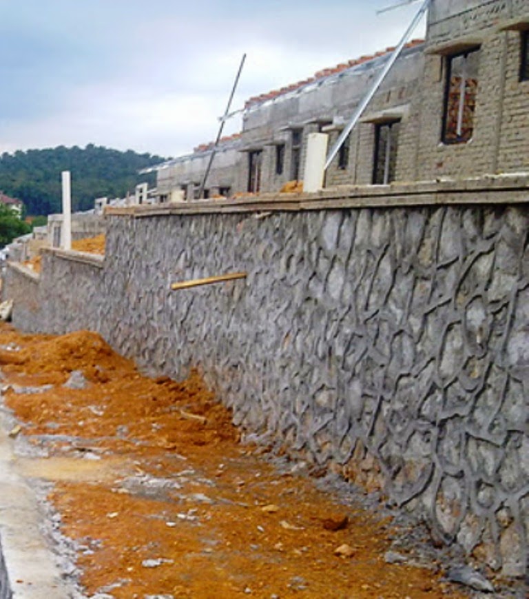 22+ Gambar Retaining Wall, Motif Masa Kini!