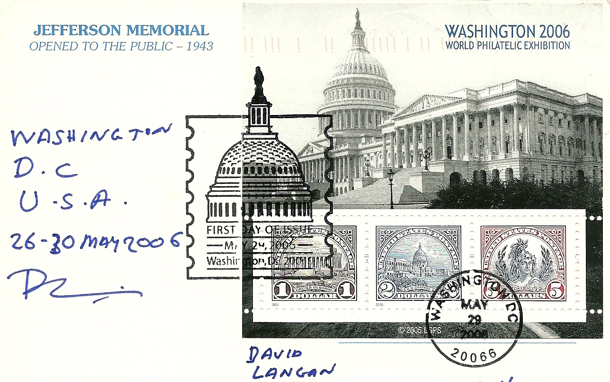 Postcards A world Travelogue: North America and World Stamp Exhibition ...