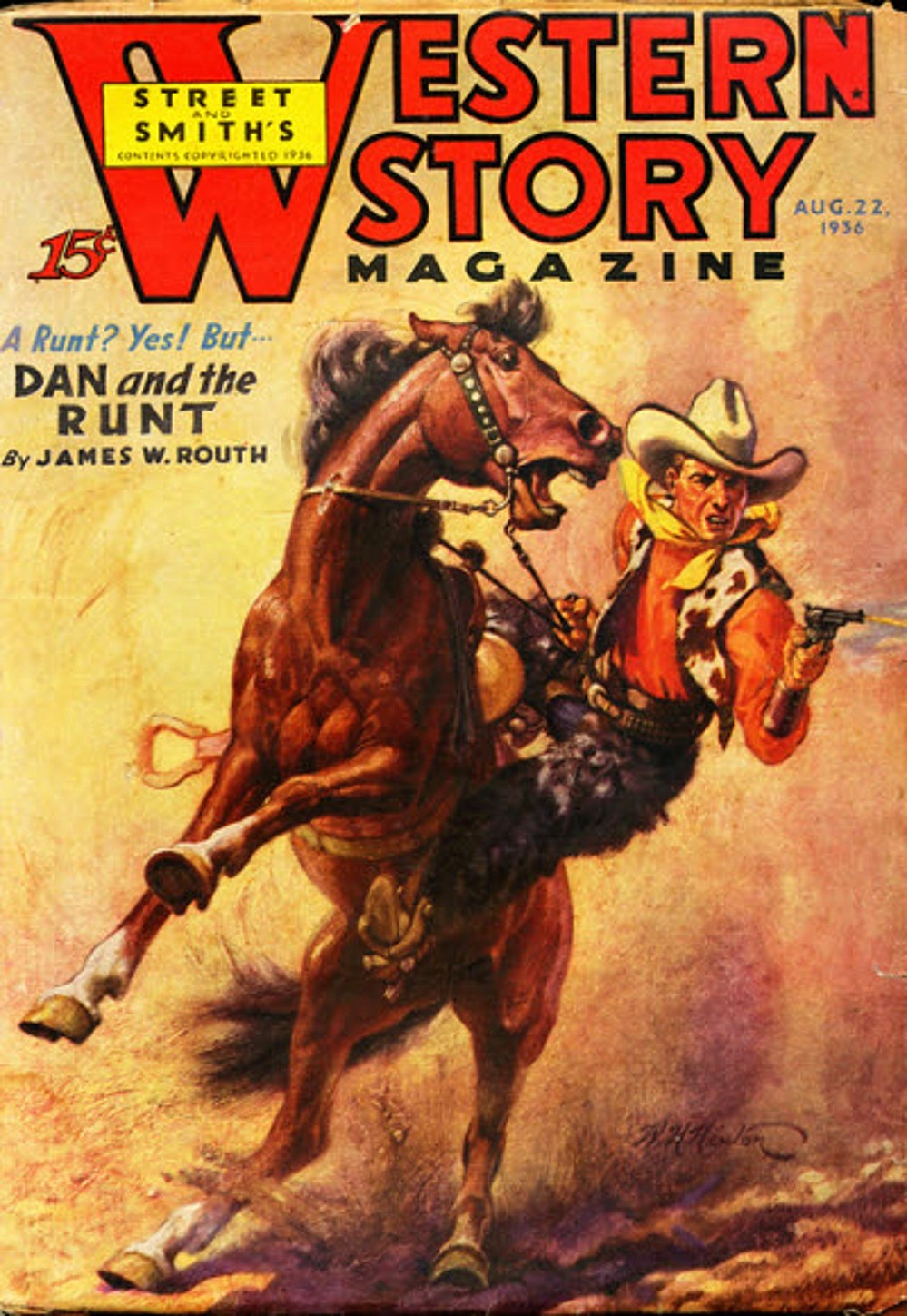 Rough Edges: Saturday Morning Western Pulp: Western Story, August 22, 1936