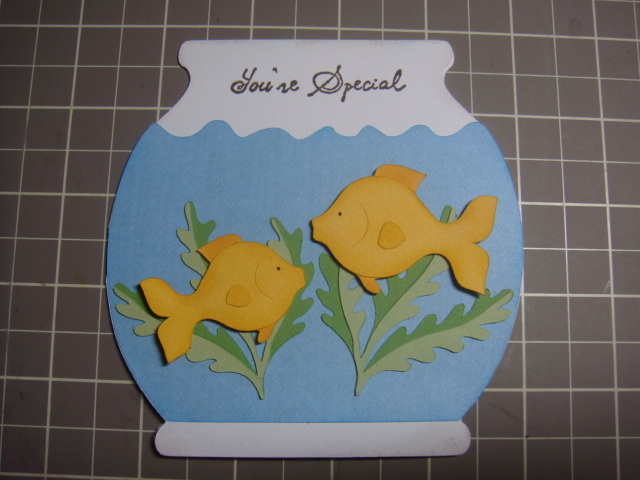 Carolyn's Crafty Creations: Fabulous FISH BOWL card