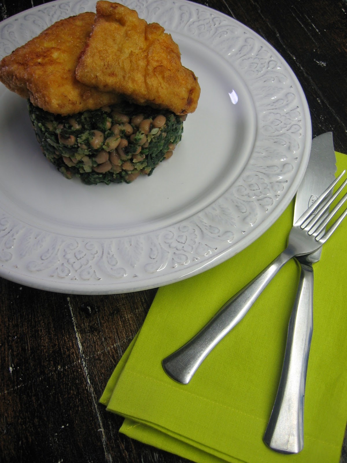 COZINHAR COM OS ANJOS: FILETES DE CHAPUTA COM MIGAS DE FEIJÃO FRADE E ...