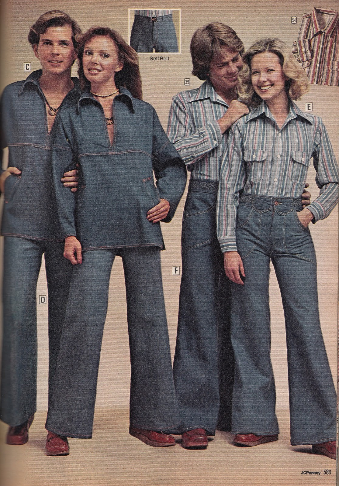 The Seventies. The Decade of Denim and Disco.