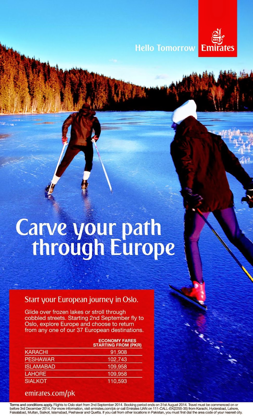 Emirates airline crave your path through Europe ad designadvertisement ...